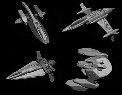 Preview of Wave2 Ships – little-metal-spaceships