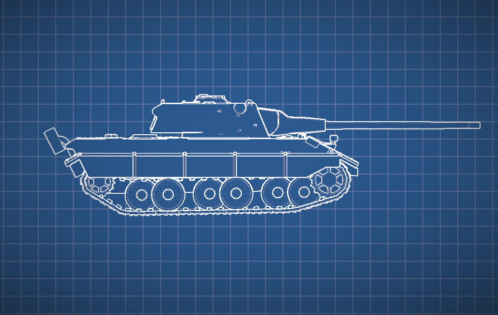 Diesel Punk 46 - E50 Tank file to print – little-metal-spaceships