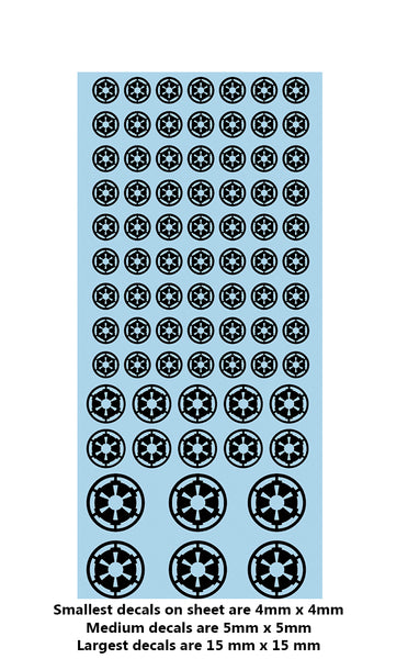 Decal - Imperial markings (black) – little-metal-spaceships